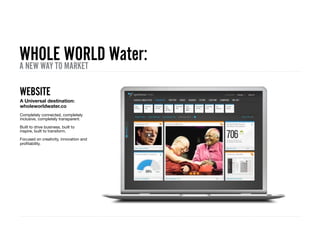 Whole World Water Overview Feb 2013 | PDF | Water Services | Home Utilities