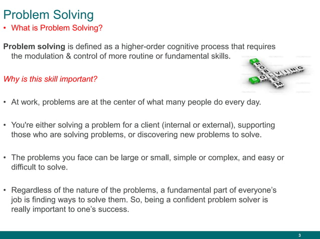 WHO recommended Life Skills Creative Thinking & Problem Solving | PPTX