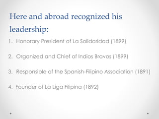 Who made Jose Rizal our foremost National Hero, and Why? | PPTX