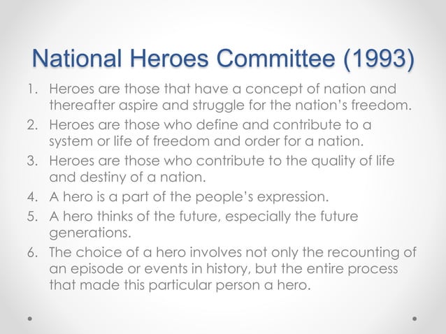 Who made Jose Rizal our foremost National Hero, and Why? | PPTX