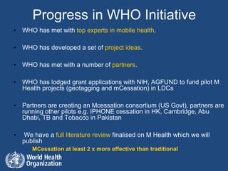 Who mhealth new initiative | PPT