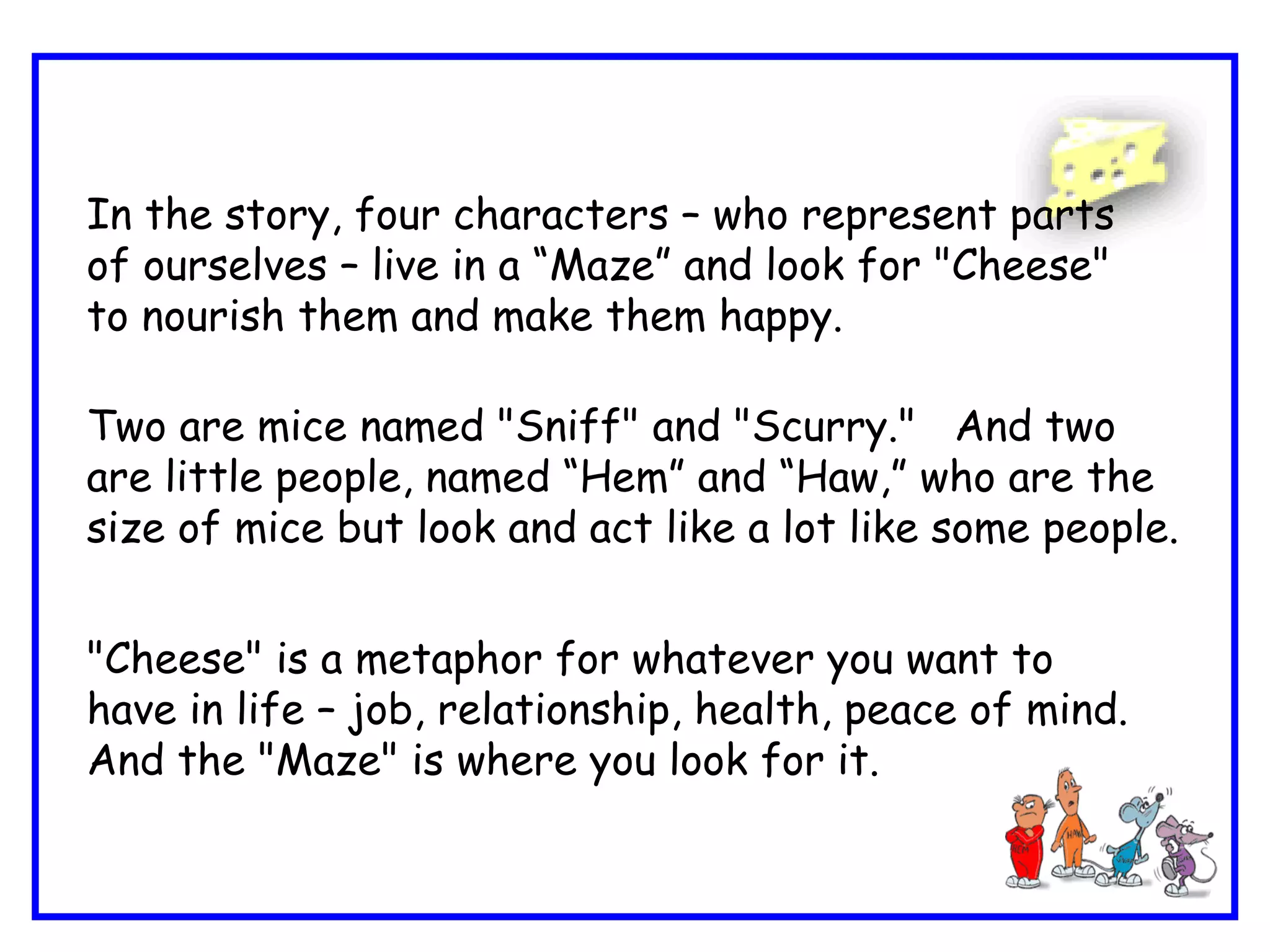 Who moved my cheese | PPS