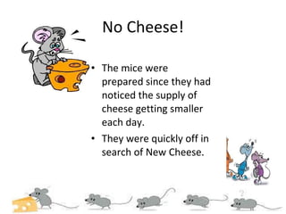 Who Moved My Cheese | PPT