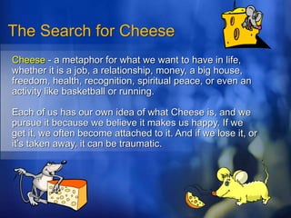 Who Moved My Cheese | PDF