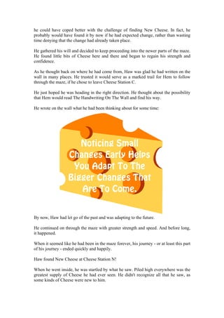 Who movedmycheese | PDF