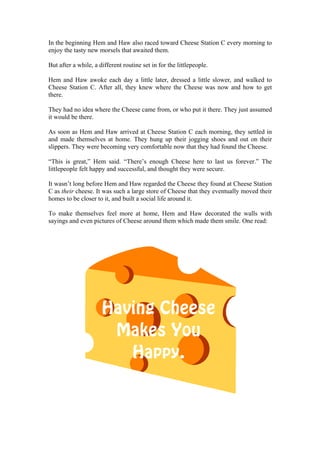 Who movedmycheese | PDF