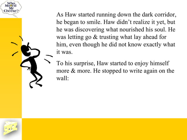 Who Moved My Cheese | PPT