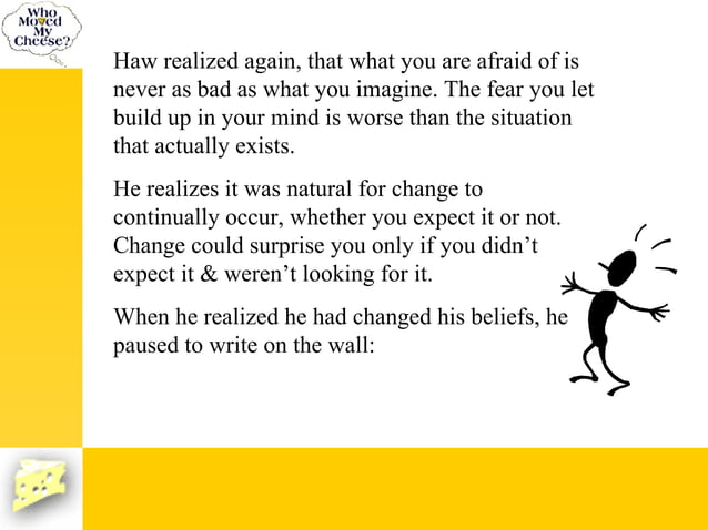 Who Moved My Cheese | PPT