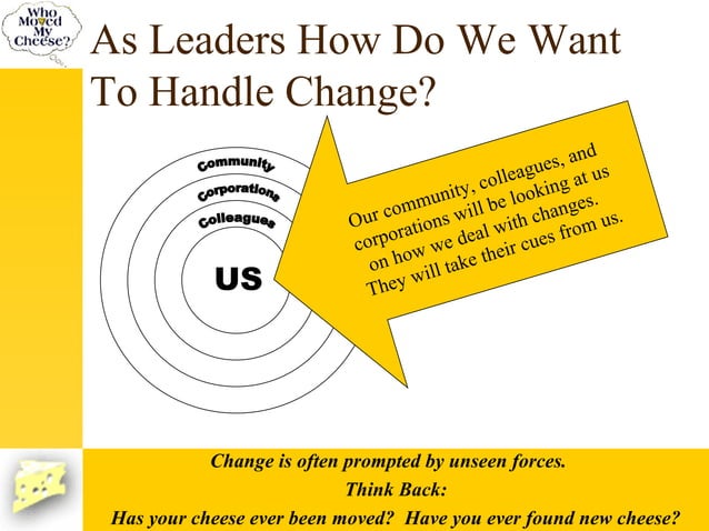 Who Moved My Cheese | PPT