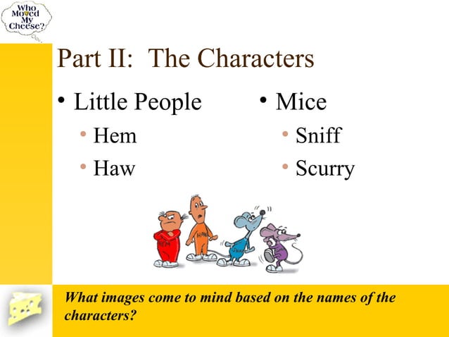 Who Moved My Cheese | PPT