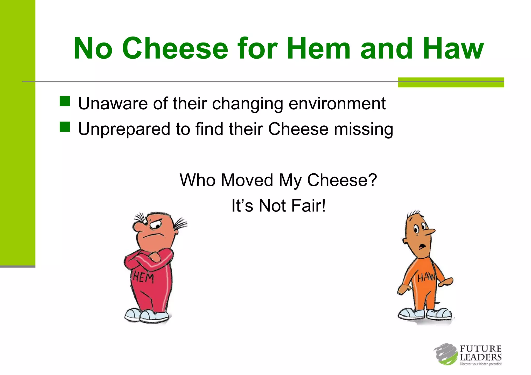 Who moved my cheese | PPT