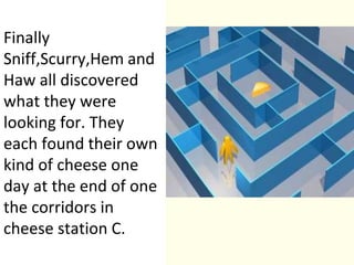 Book Review : Who moved my cheese.pptx