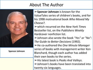 Book Review : Who moved my cheese.pptx