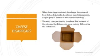A Summary of "Who Moved My Cheese?" | PDF