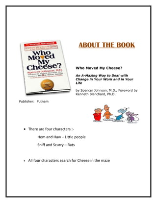 Who moved my cheese book review | DOC