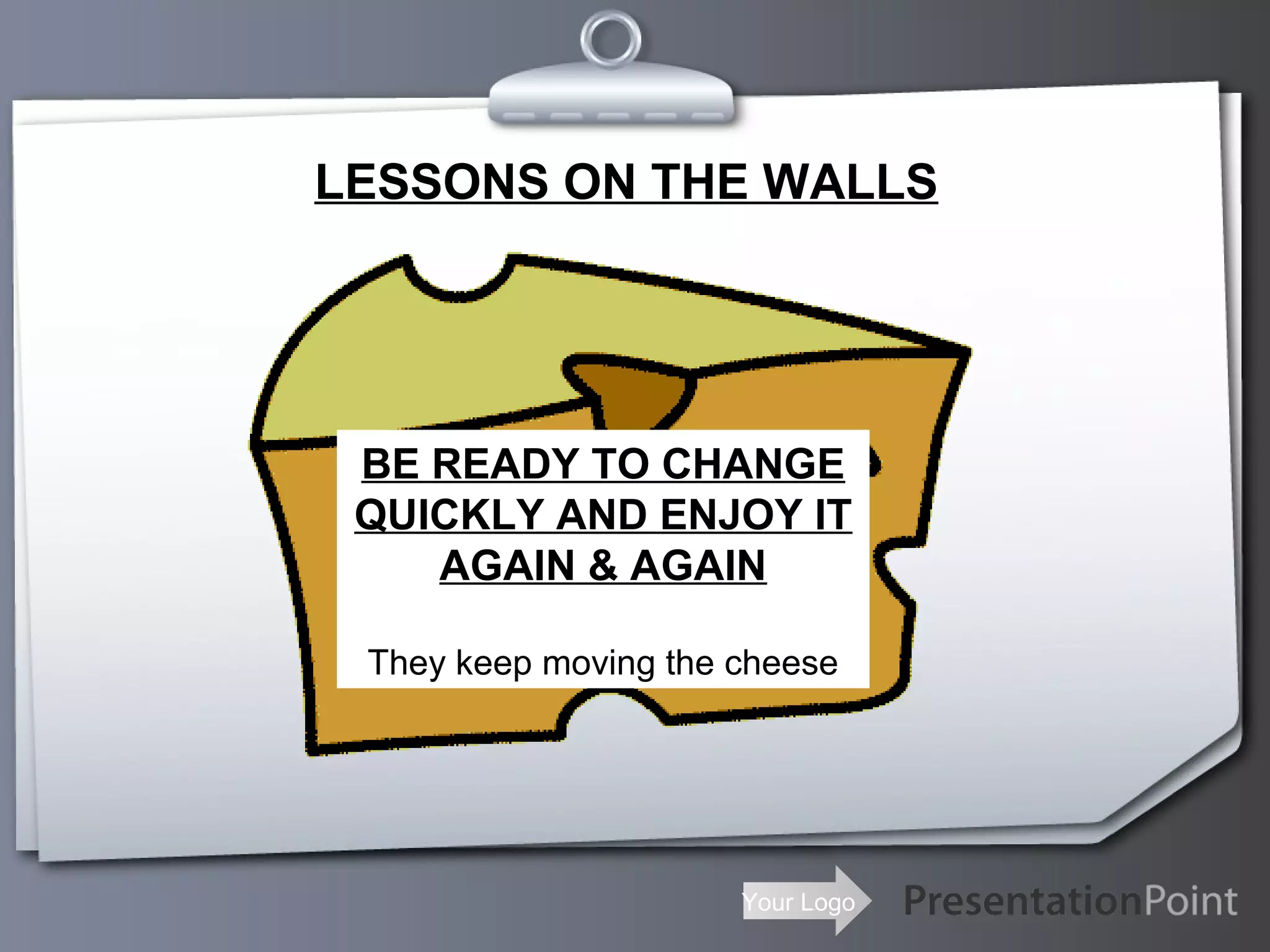 Who moved my cheese ppt | PPT