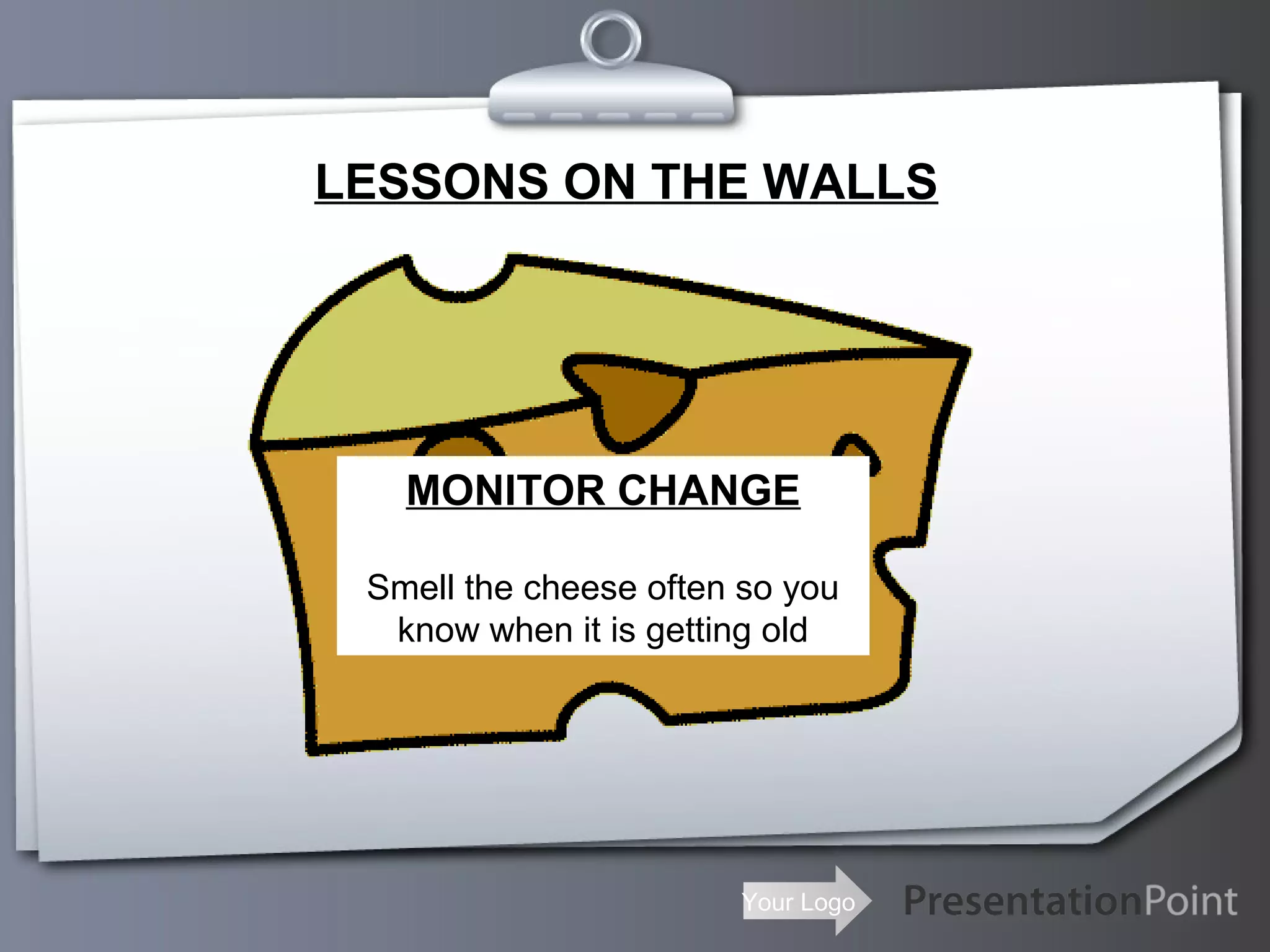 Who moved my cheese ppt | PPT
