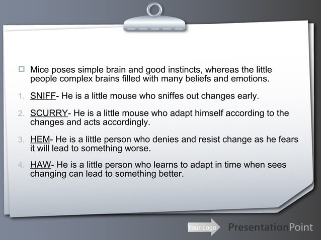 Who moved my cheese ppt | PPT | Science