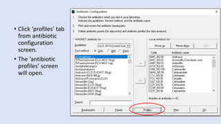 WHONET for antibiotic policy-Its installation and usage guide | PDF