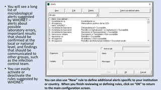 WHONET for antibiotic policy-Its installation and usage guide | PDF