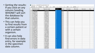 WHONET for antibiotic policy-Its installation and usage guide | PDF