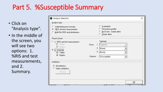 WHONET for antibiotic policy-Its installation and usage guide | PDF