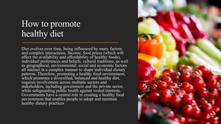 WHO Guidelines On Nutrition............. | PPTX