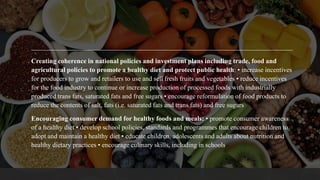 WHO Guidelines On Nutrition............. | PPTX