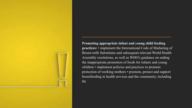 WHO Guidelines On Nutrition............. | PPTX | Infectious Diseases ...