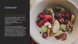 WHO Guidelines On Nutrition............. | PPTX