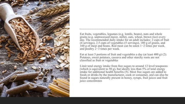 WHO Guidelines On Nutrition............. | PPTX | Infectious Diseases ...