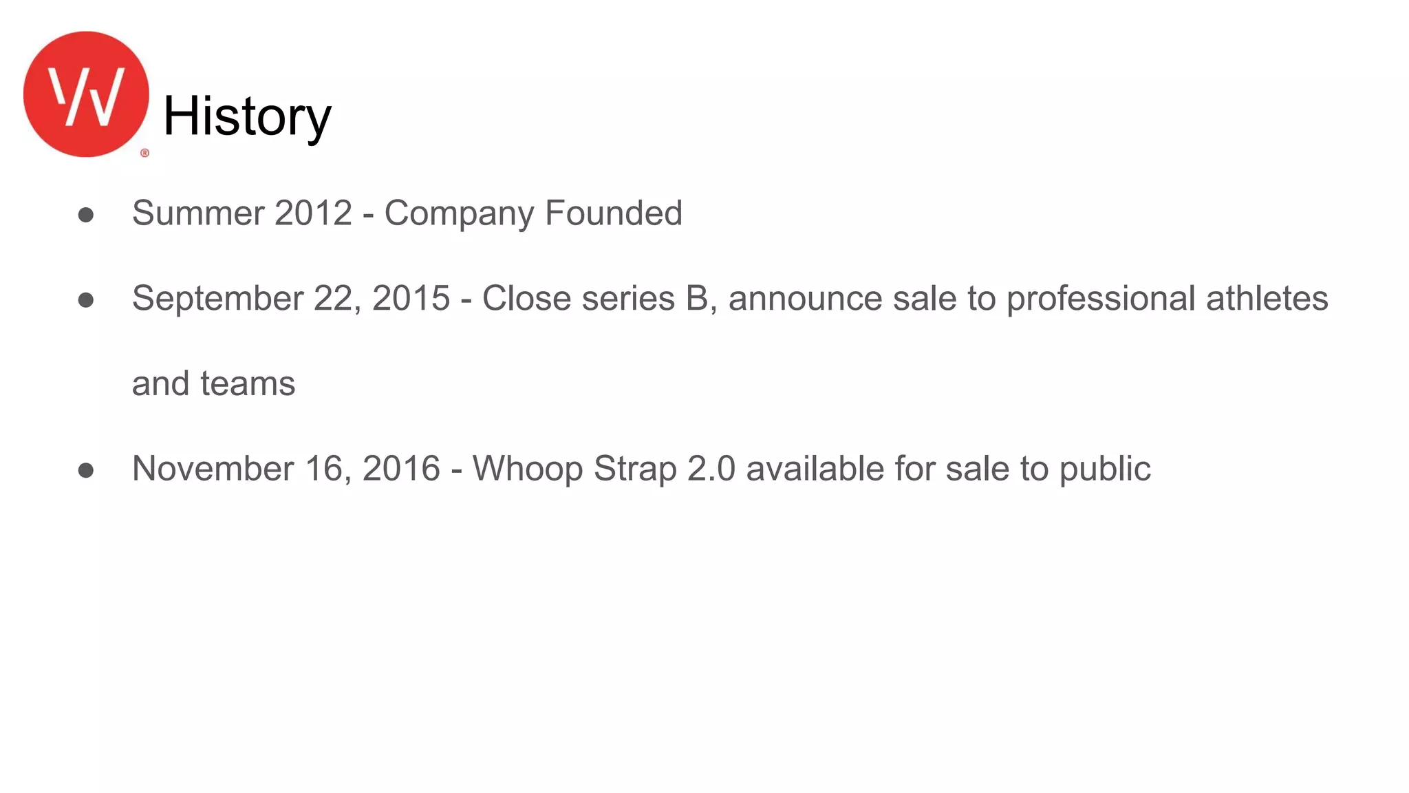 Whoop Company Presentation | PDF