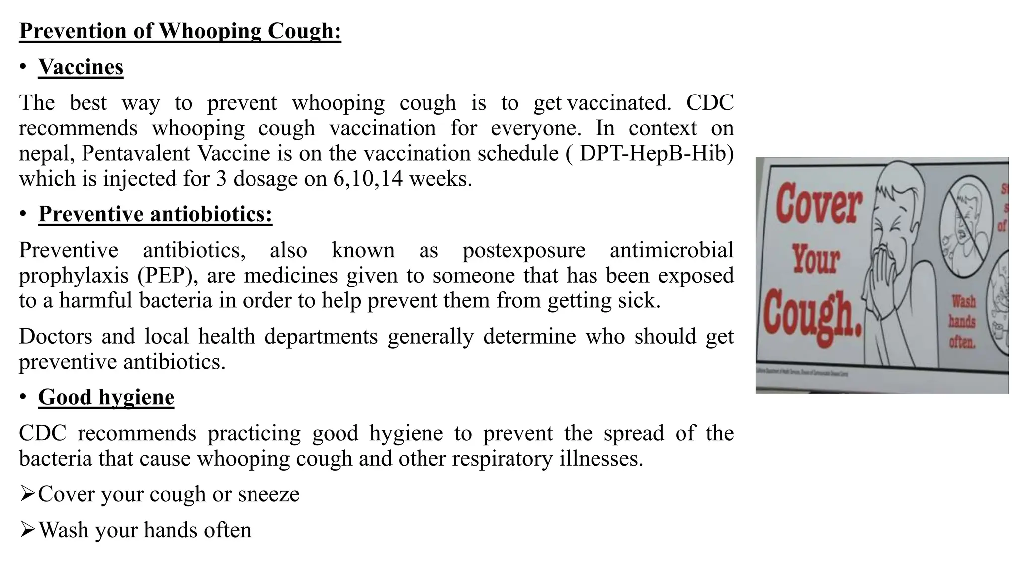 Respiratory Infection: Whooping Cough or pertussis pptx | PPT