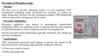 Respiratory Infection: Whooping Cough or pertussis pptx | PPTX