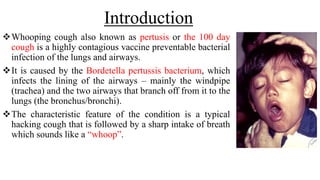 Respiratory Infection: Whooping Cough or pertussis pptx | PPT