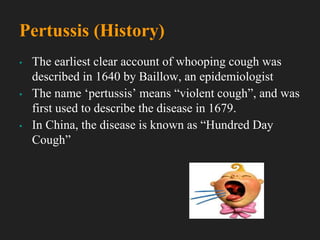 Whooping Cough infectious diseases presentation | PPTX