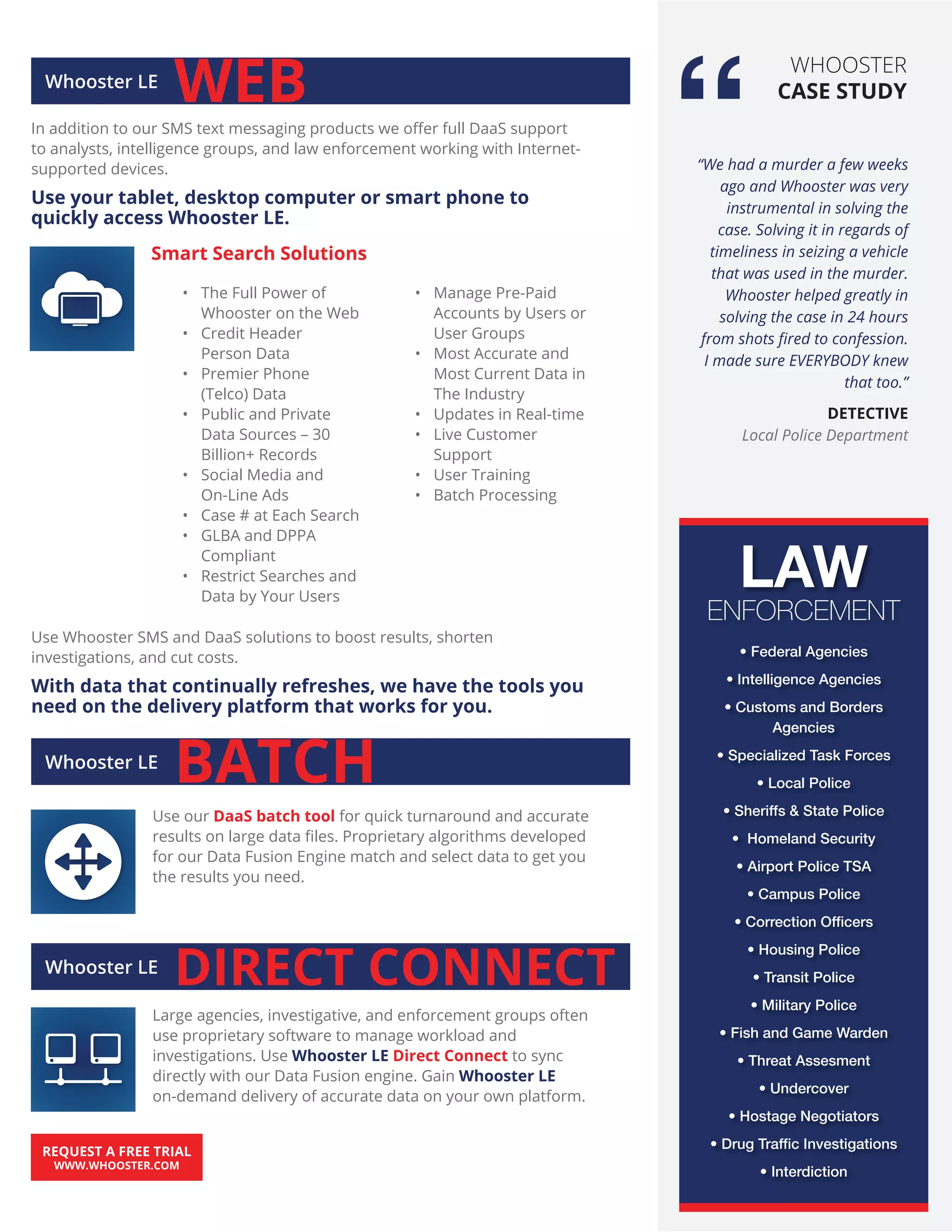 Whooster for Law Enforcement | PDF