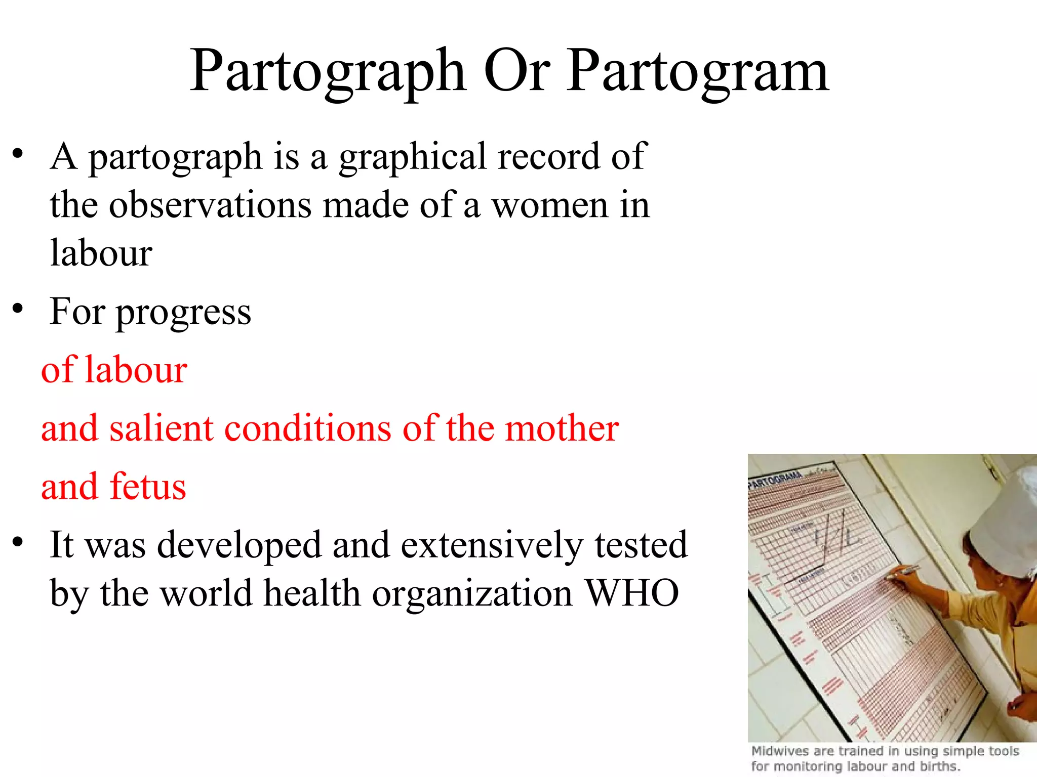 Who partograph | PPT