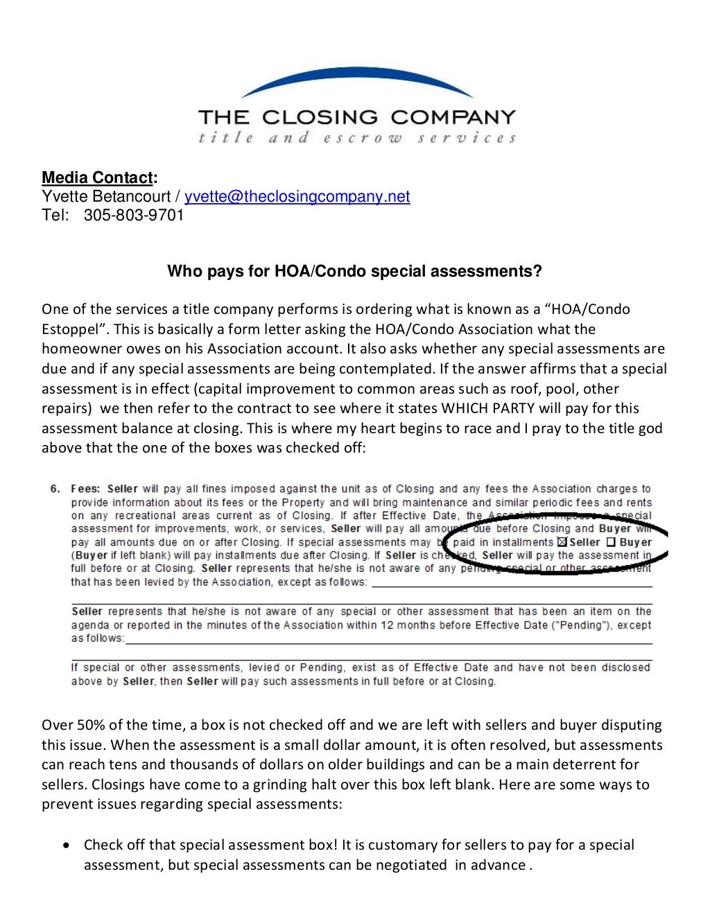 Who Pays For HOA Condo Special Assessments who-pays-for-hoa-condo-special-assessments