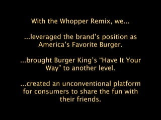 Case Study: BK Whopper Bar | PPT