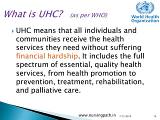 Universal Health Coverage | PDF