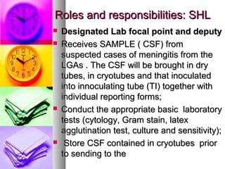 the role of the laboratory in out break management | PPT