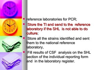 the role of the laboratory in out break management | PPT