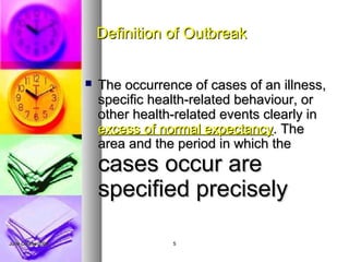 the role of the laboratory in out break management | PPT