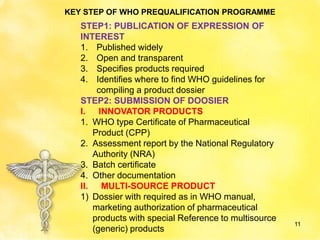 Who prequalification program | PPTX