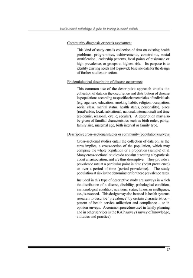 Who research method book | PDF