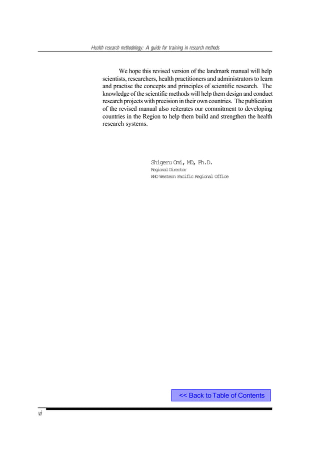 Who research method book | PDF