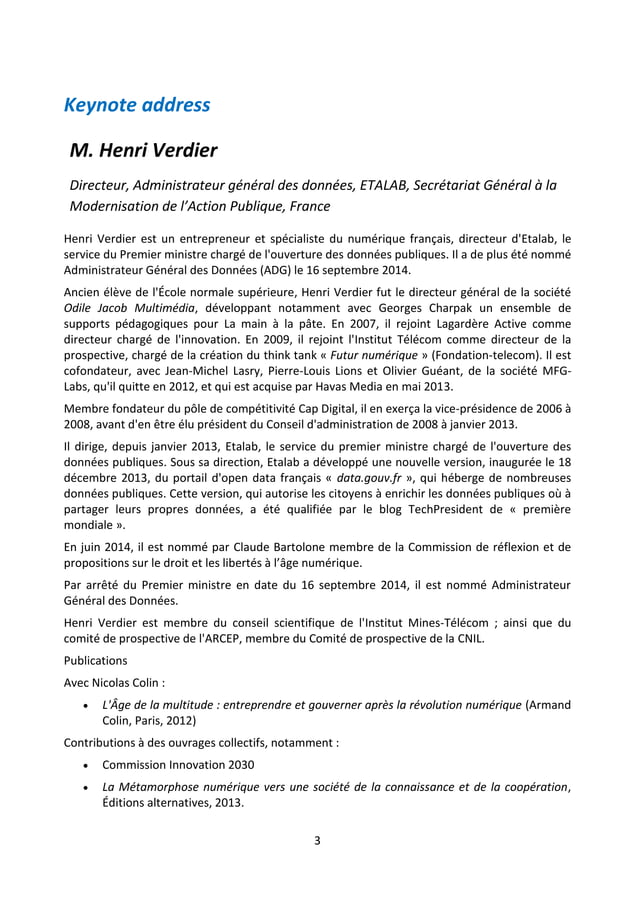 OECD conference on Innovating the Public Sector: From Ideas to Impact ...