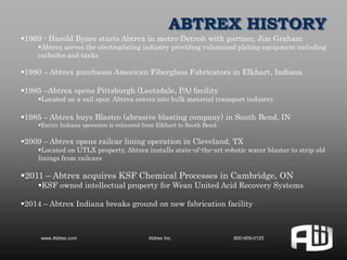 Who's Abtrex Inc- Custom Tank Fabricators and Rubber Liners | PPTX