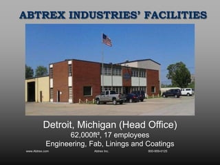 Who's Abtrex Inc- Custom Tank Fabricators and Rubber Liners | PPTX